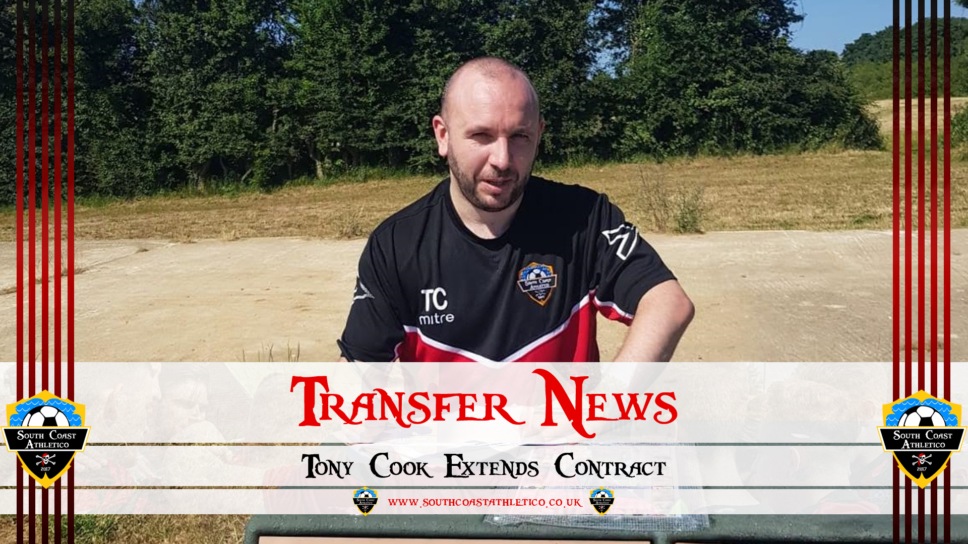 Transfer News – Tony Cook Extends Contract – South Coast Athletico