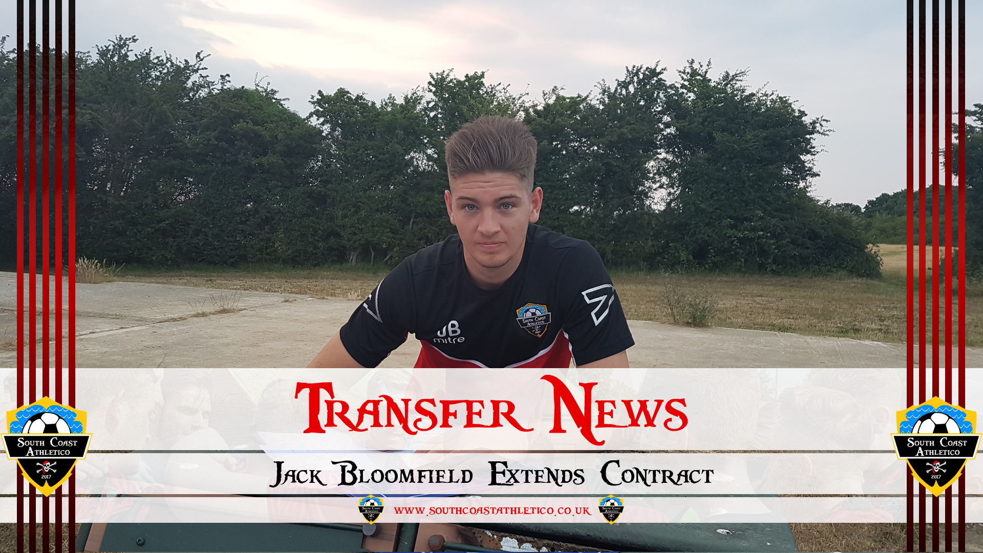 Transfer News – Jack Bloomfield Extends Contract – South Coast Athletico