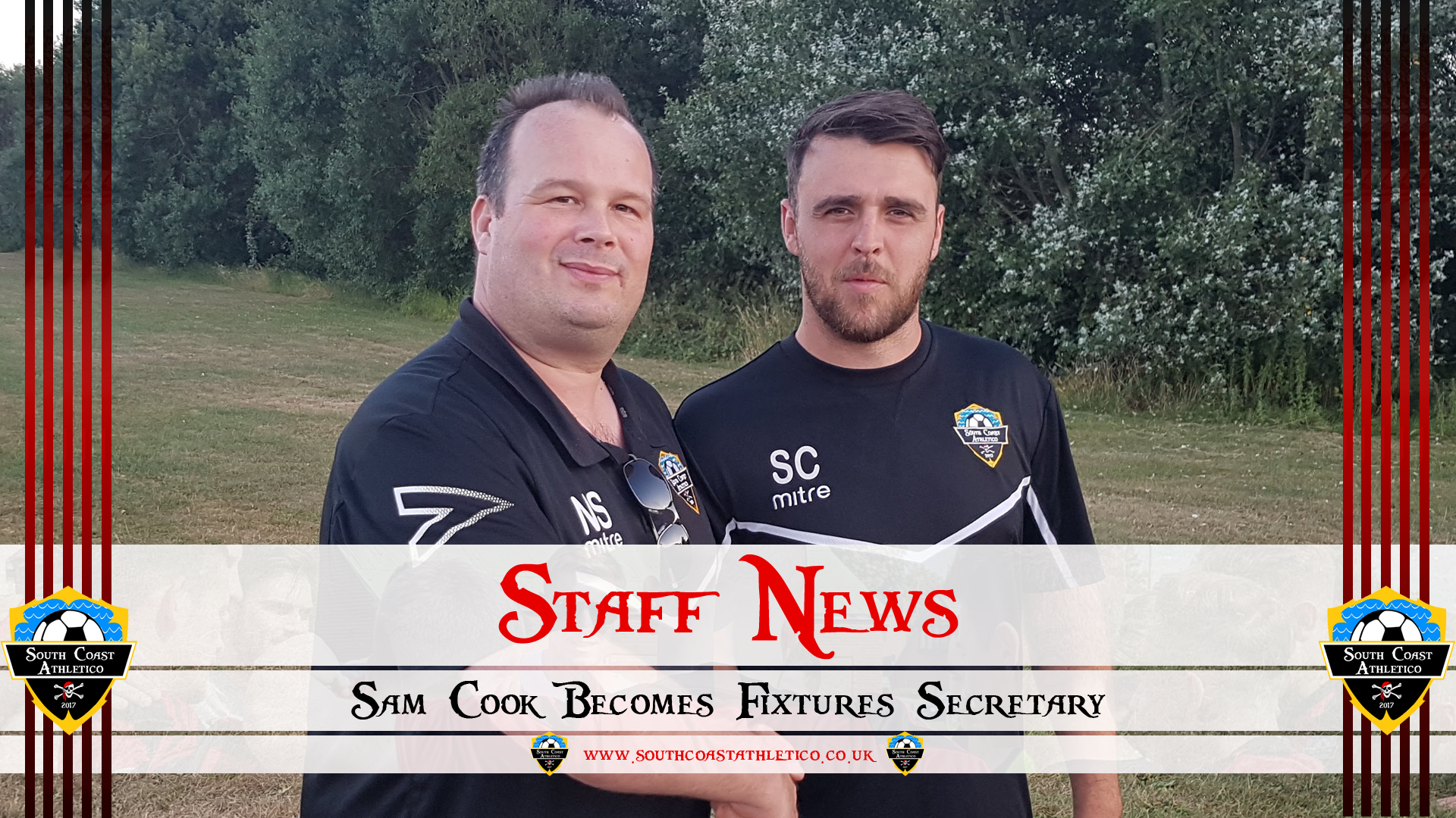 Staff News – Sam Cook Becomes Fixtures Secretary – South Coast Athletico
