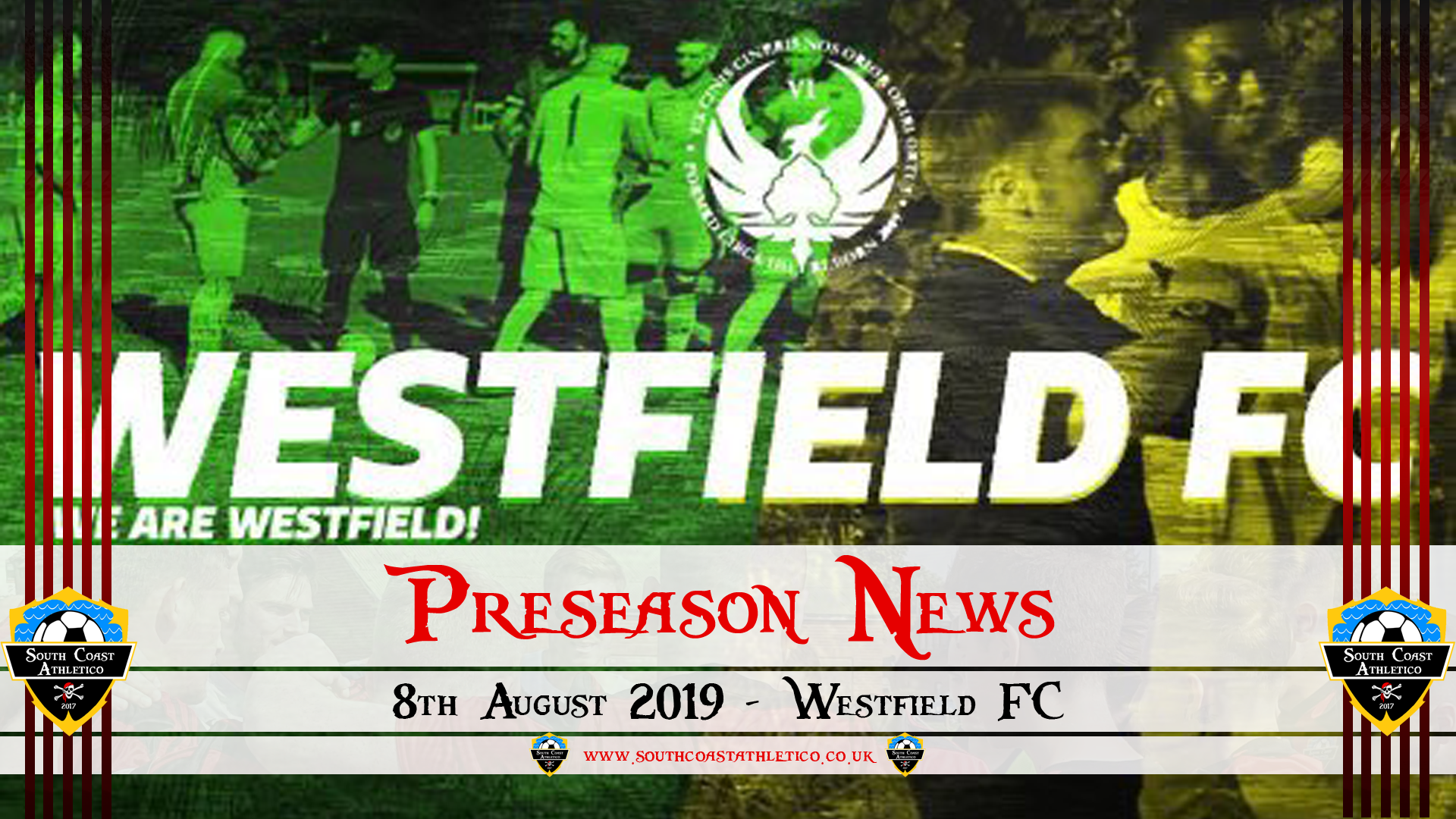 Preseason News – 8th August 2019 – Westfield FC – South Coast Athletico