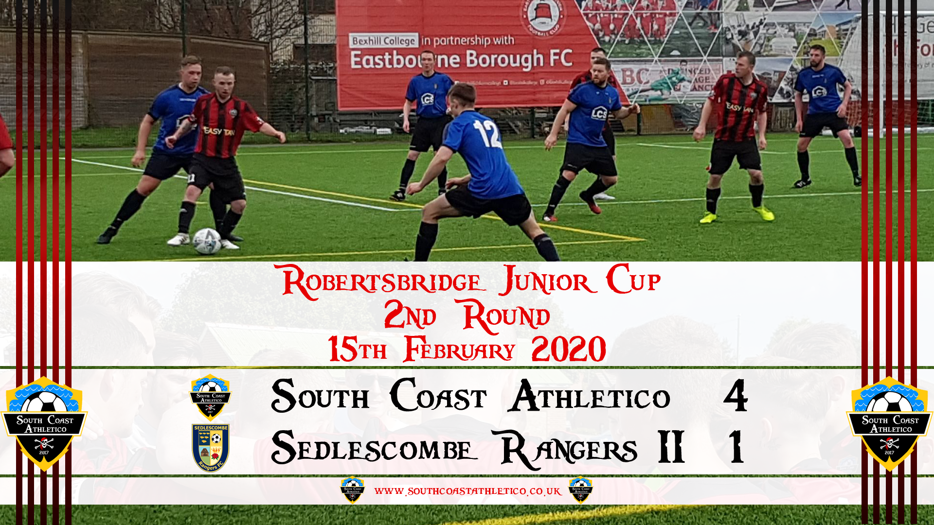 Match Report – Sedlescombe Rangers II (Cup) – South Coast Athletico