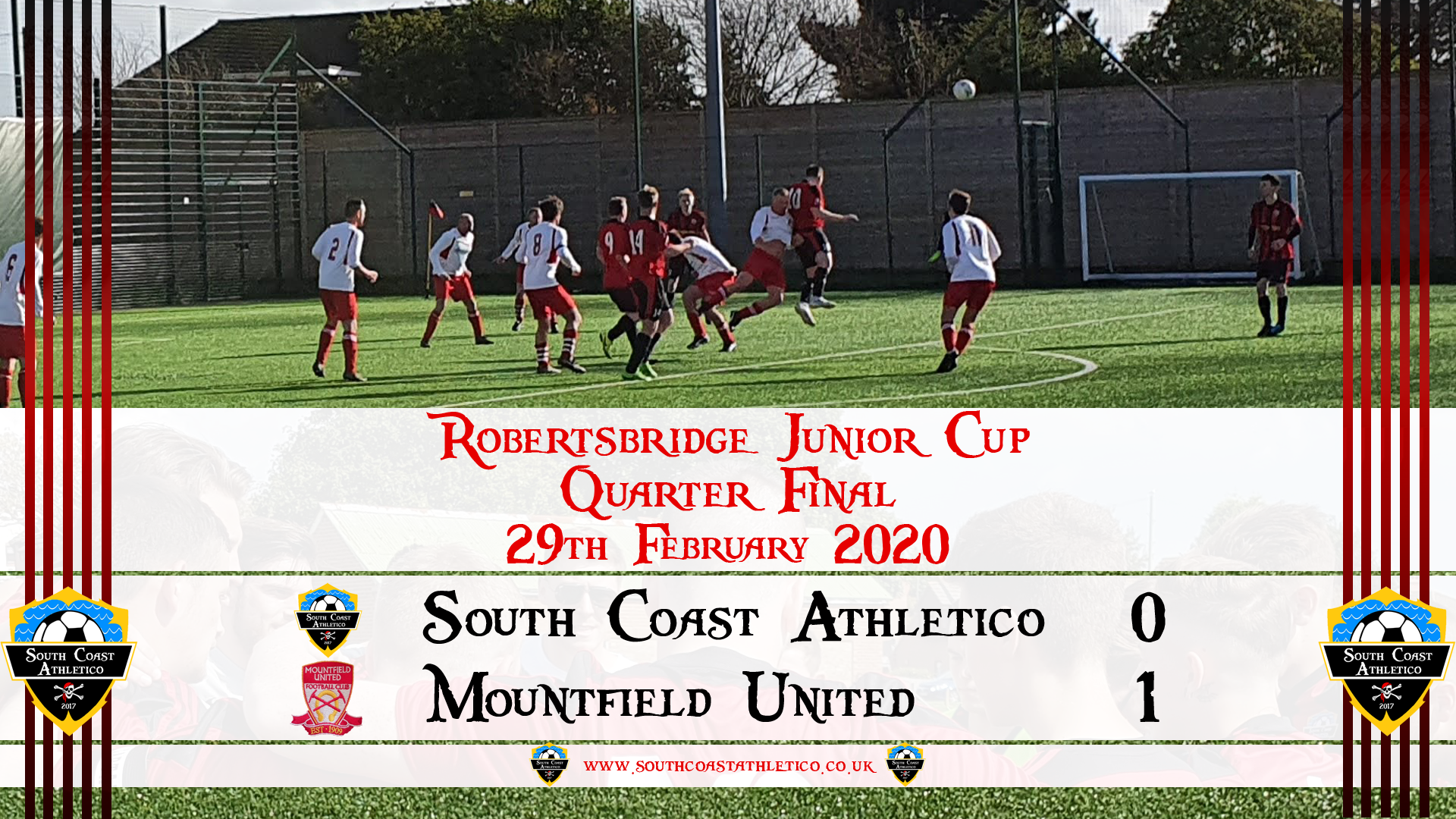 Match Report – Mountfield United (Cup) – South Coast Athletico
